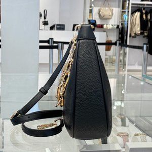 Bags | Michael Kors Cora Large Shoulder Chain Crossbody Bag Mk Embossed ...